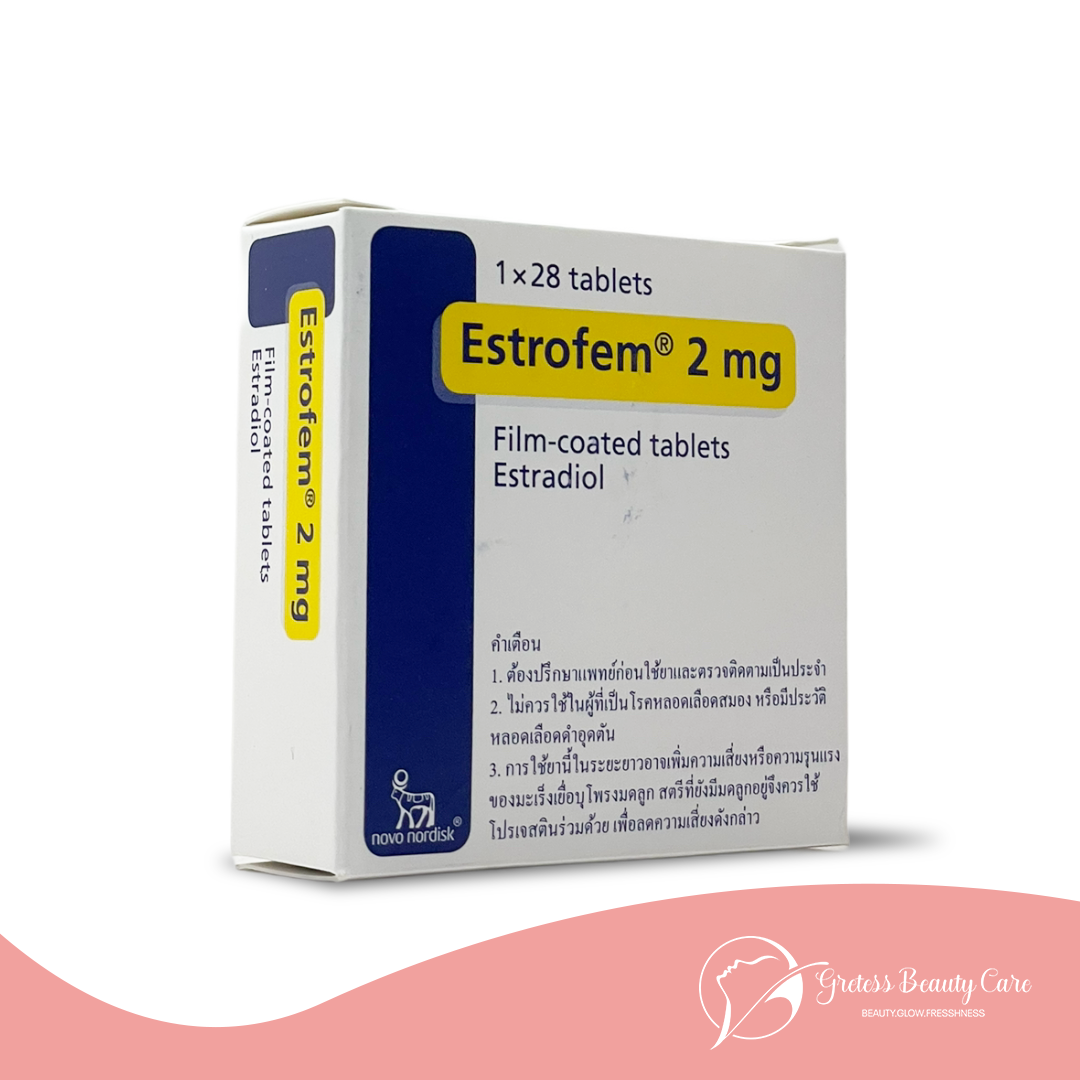 ESTROFEM 2MG (Estradiol as hemihydrate) – Gretess Beauty Care