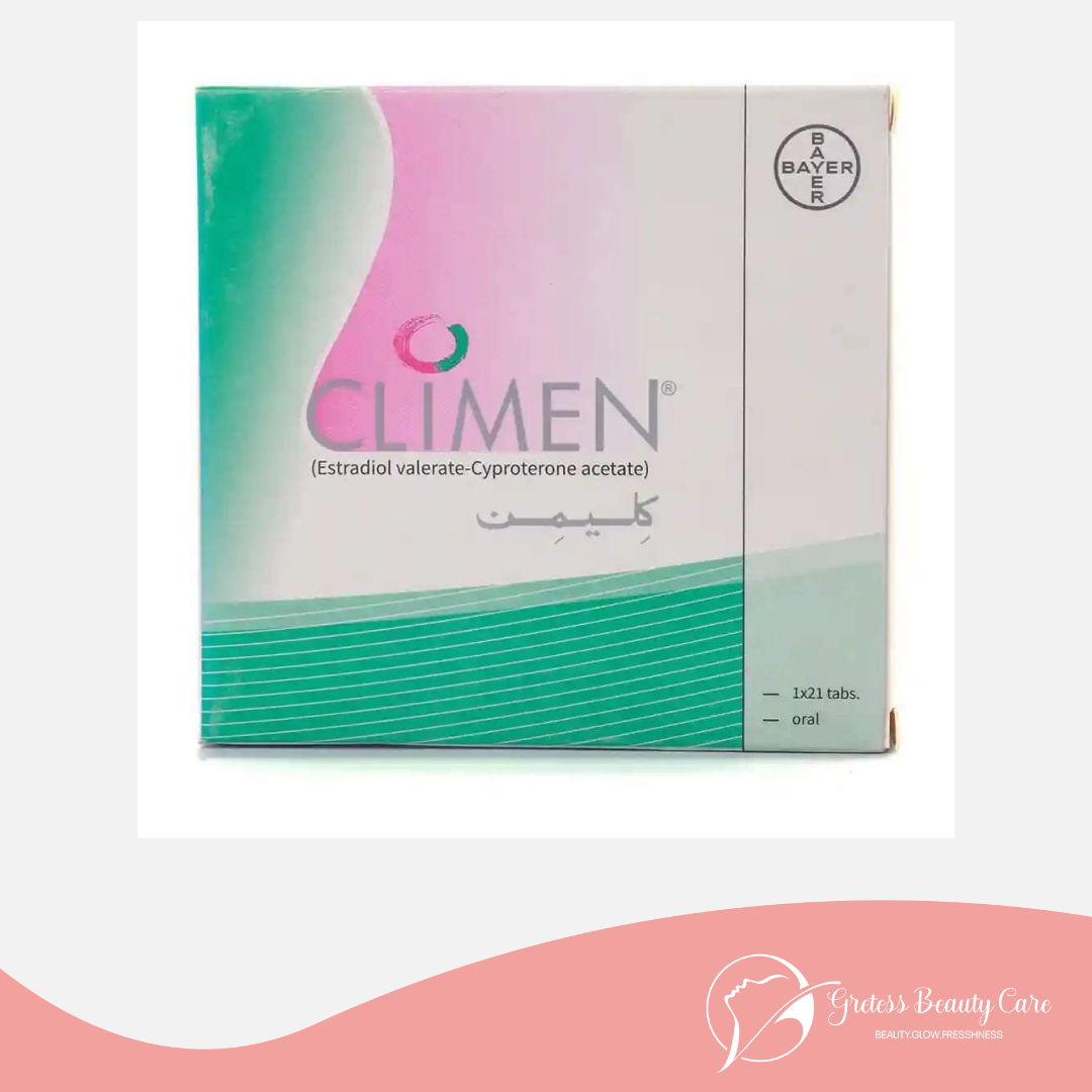 Climen Estradiol Valerate-Cyproterone Acetate – Gretess Beauty Care